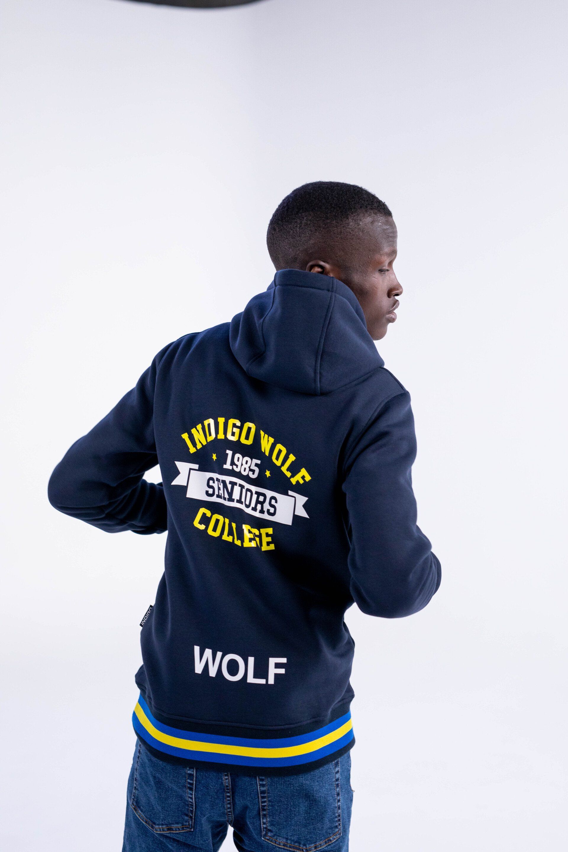 Hoodies - Indigo Wolf