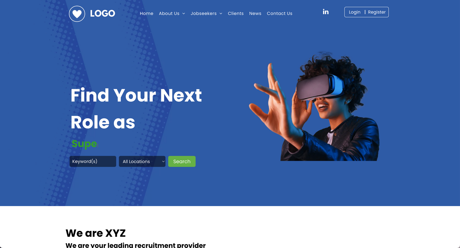 Recruitment Agency Website Design Templates l Shazamme