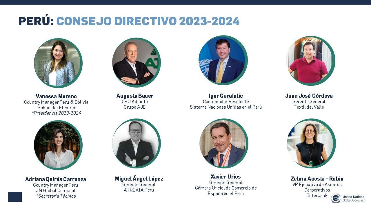 Consejo Directivo Pacto Global de la ONU-Perú