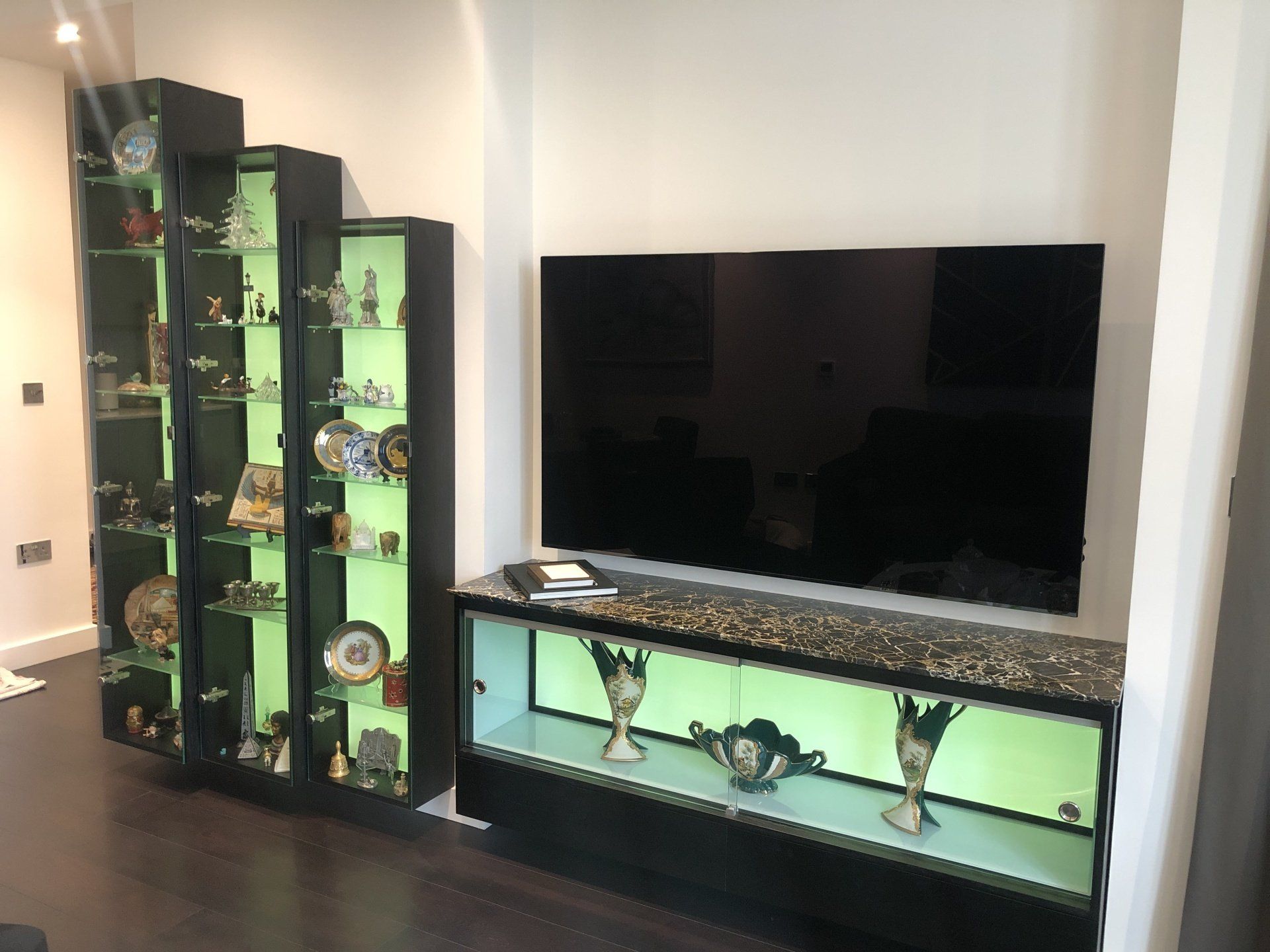 Backlit Display Cabinets | J Mansfield Ltd