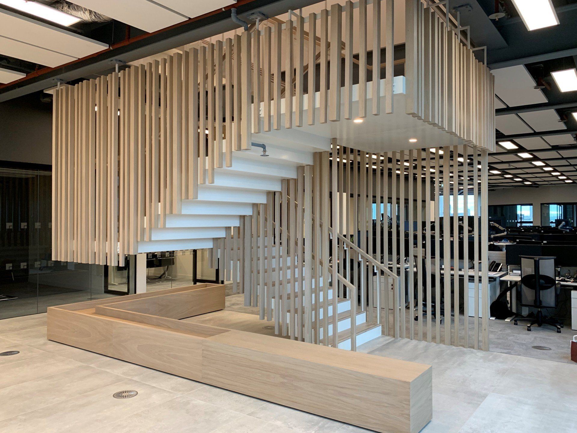 Bespoke Commercial Staircase Holborn | J Mansfield Ltd