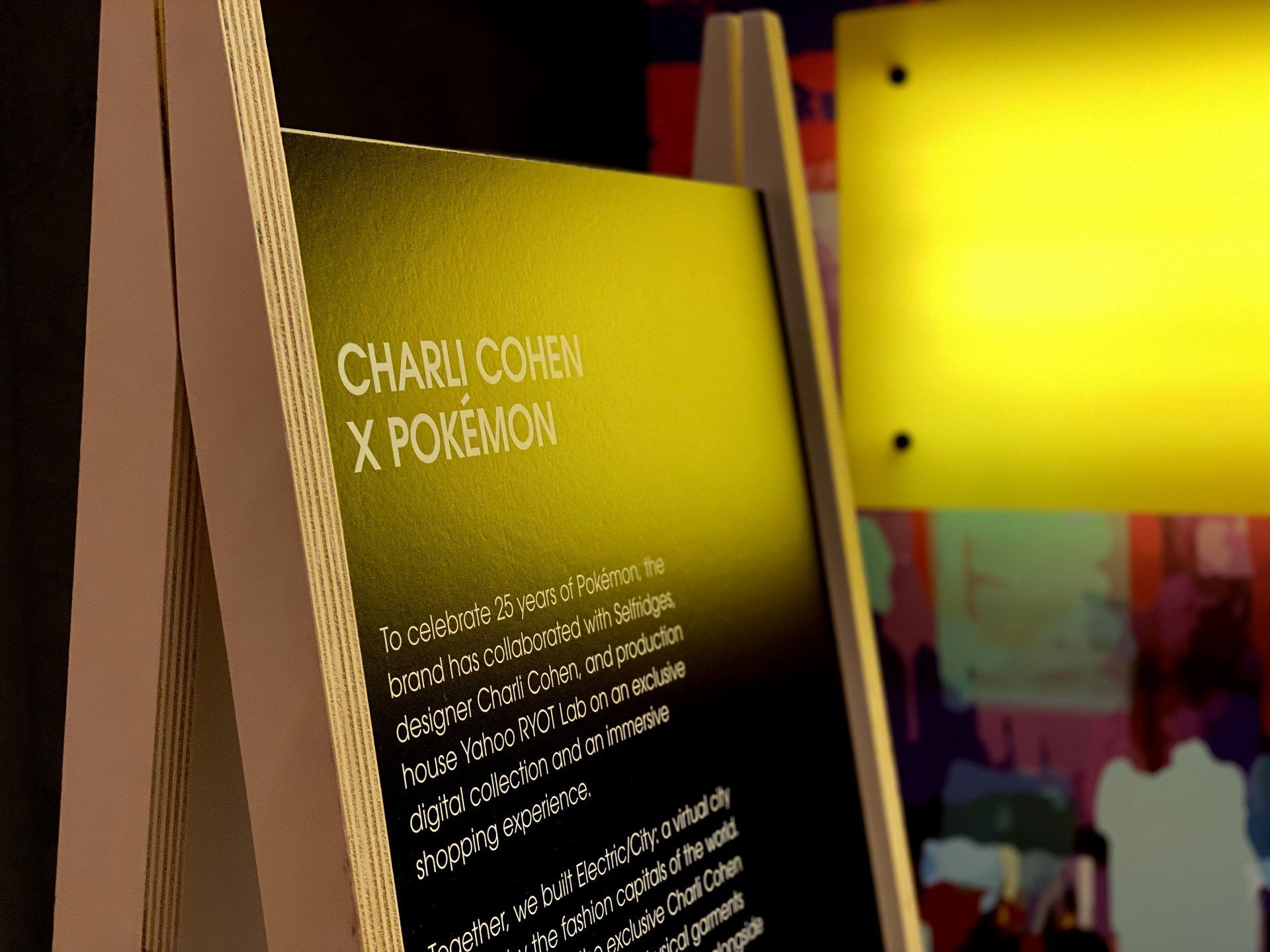 Charli Cohen x Pokemon PopUp at Selfridges | J Mansfield Ltd