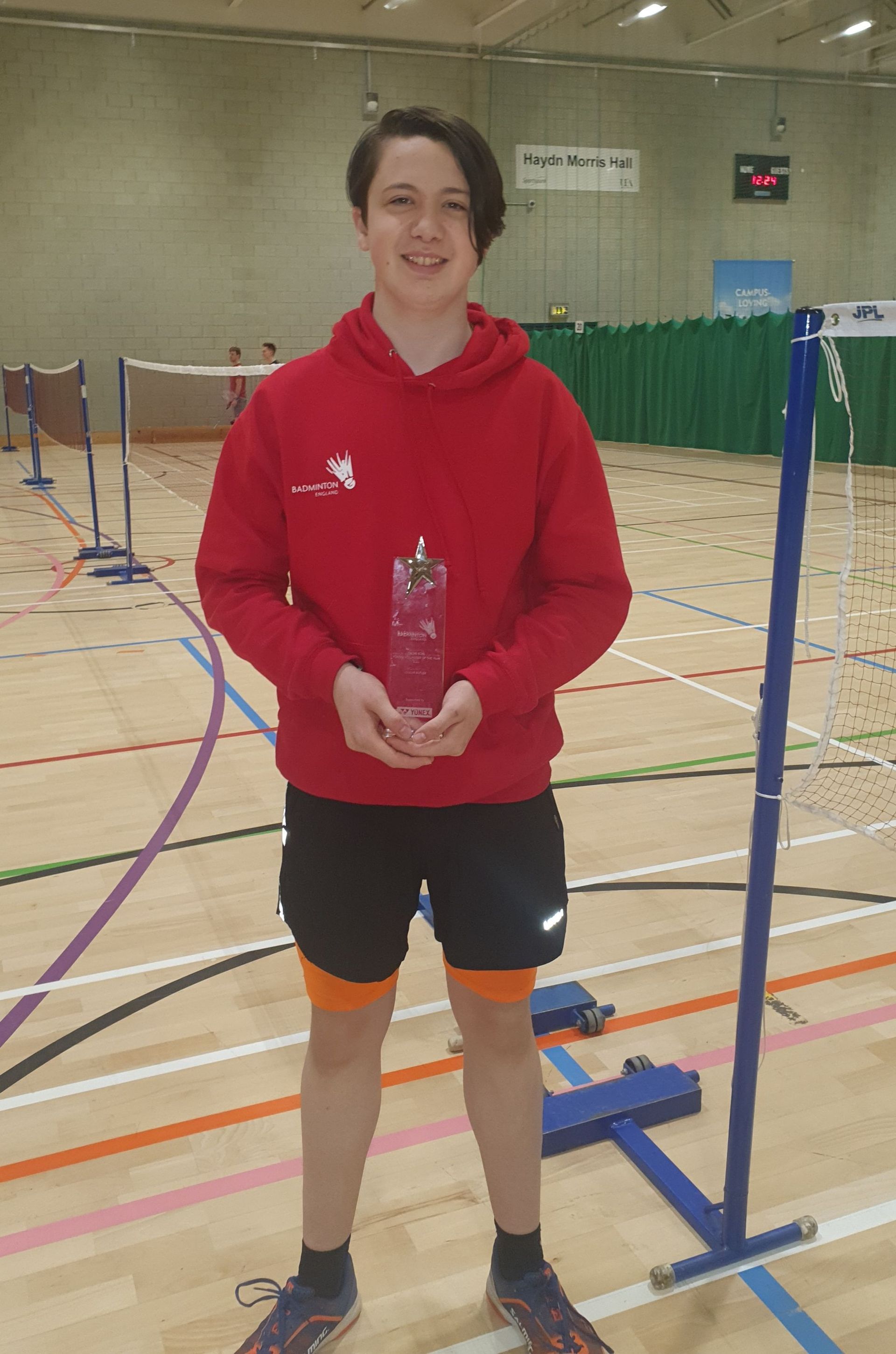 OSCAR BUTLER (L5) WINS BADMINTON ENGLAND NATIONAL 'YOUNG VOLUNTEER OF ...