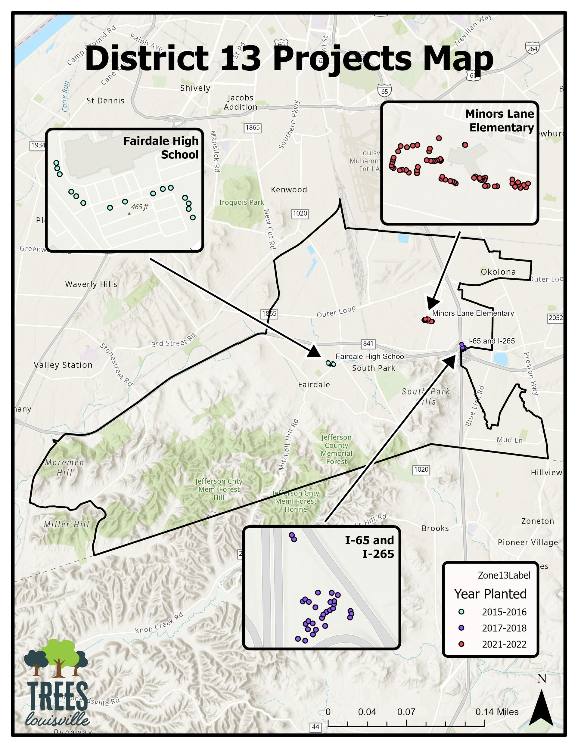 Special Projects Map