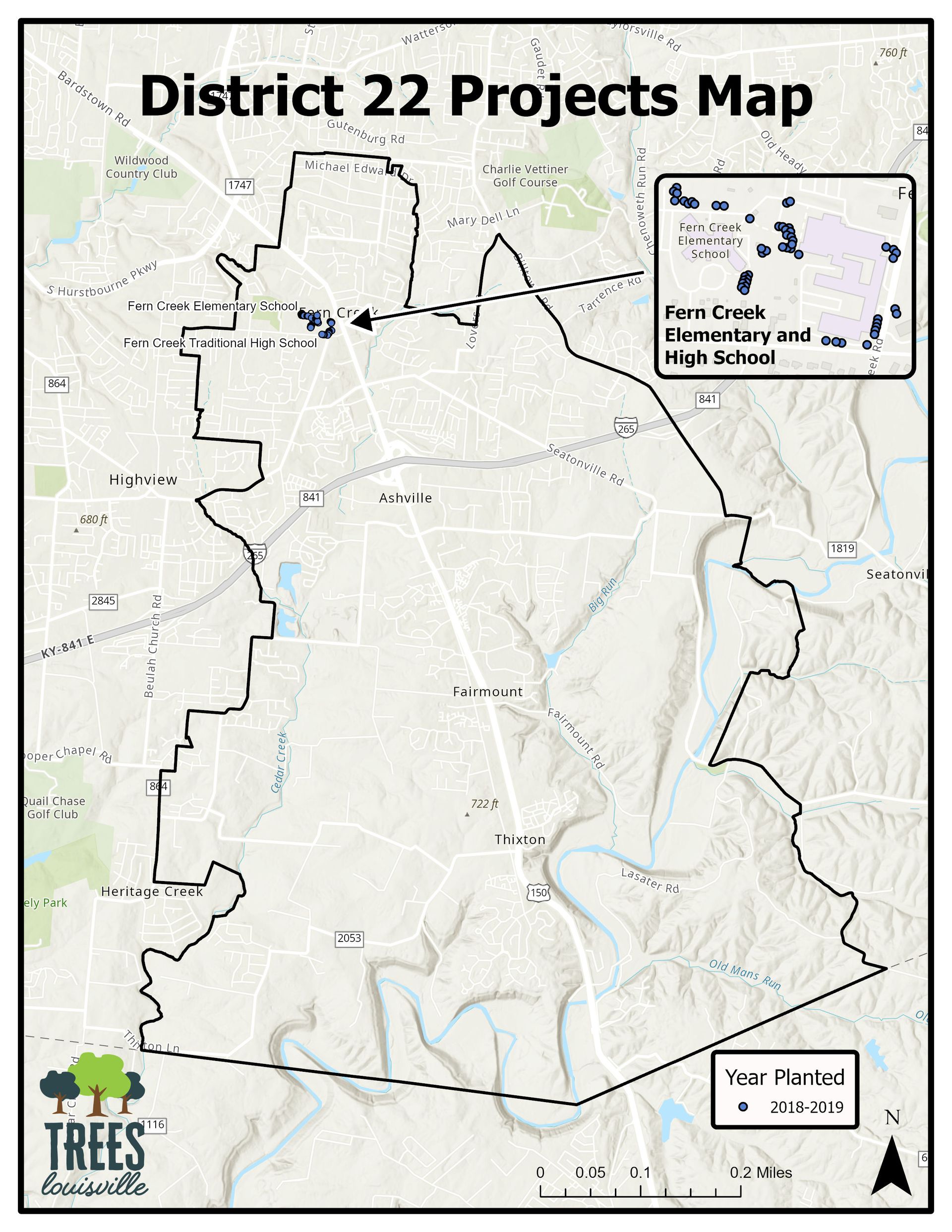 Special Projects Map