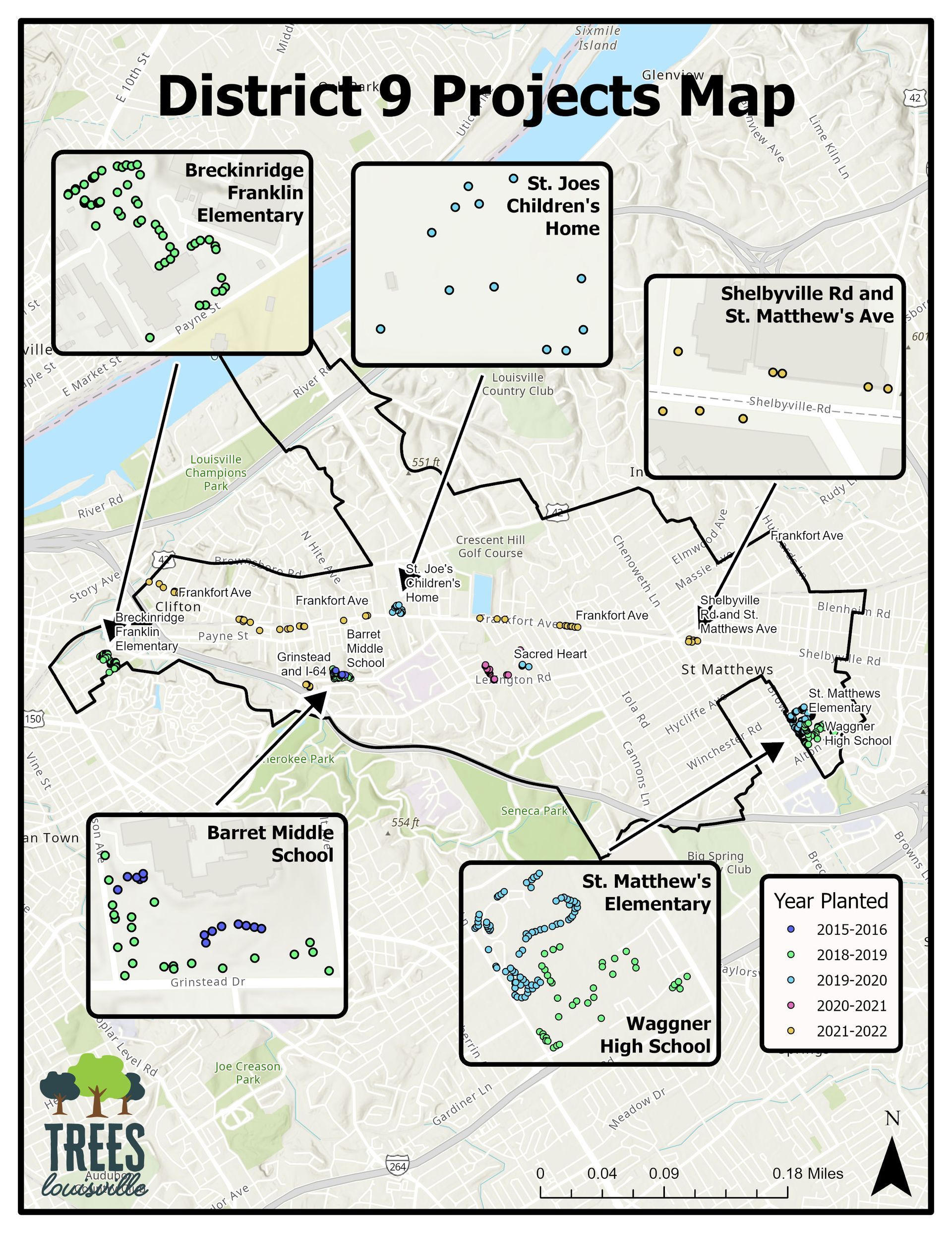 Special Projects Map