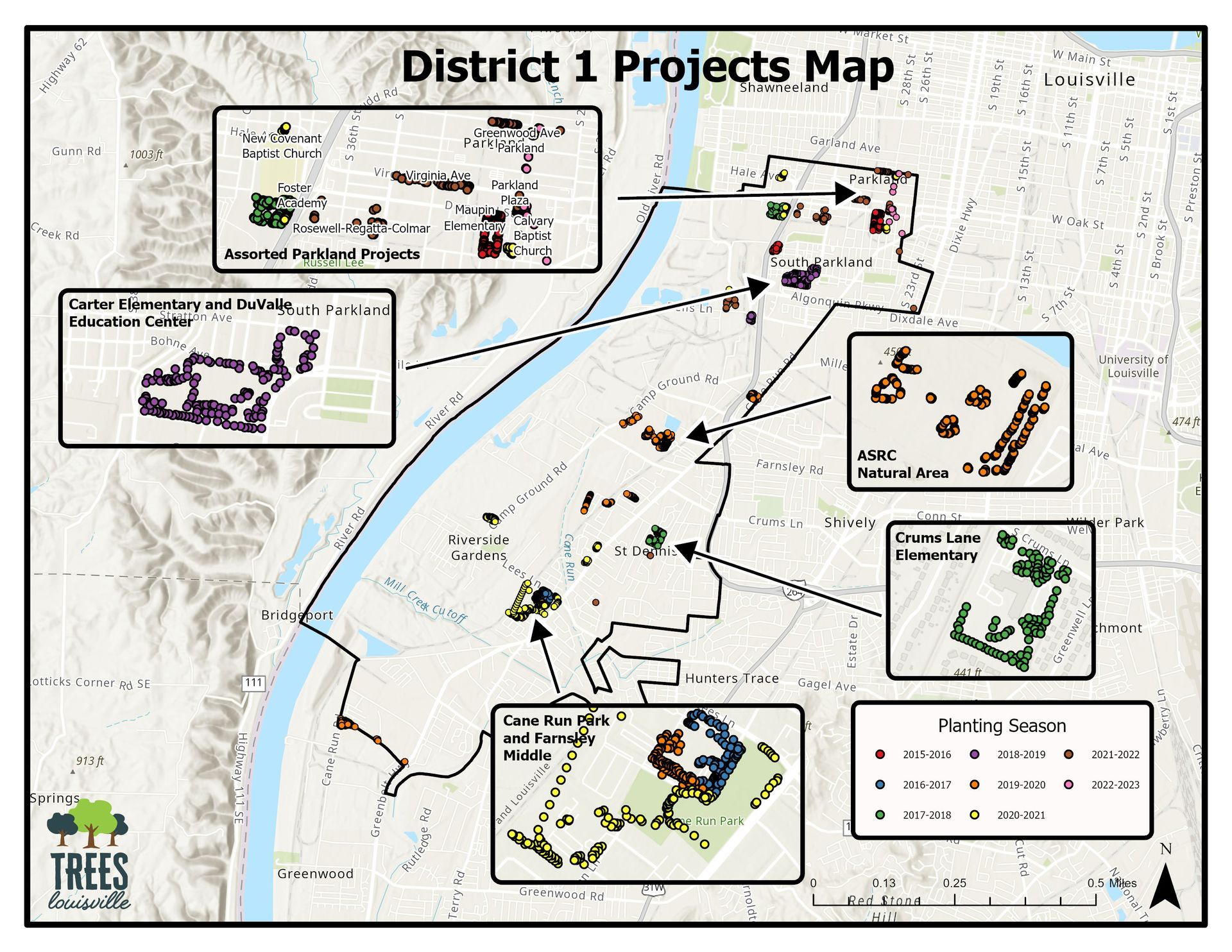 Special Projects Map