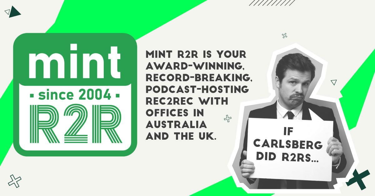 Mint R2R Australia's leading Rec 2 Rec