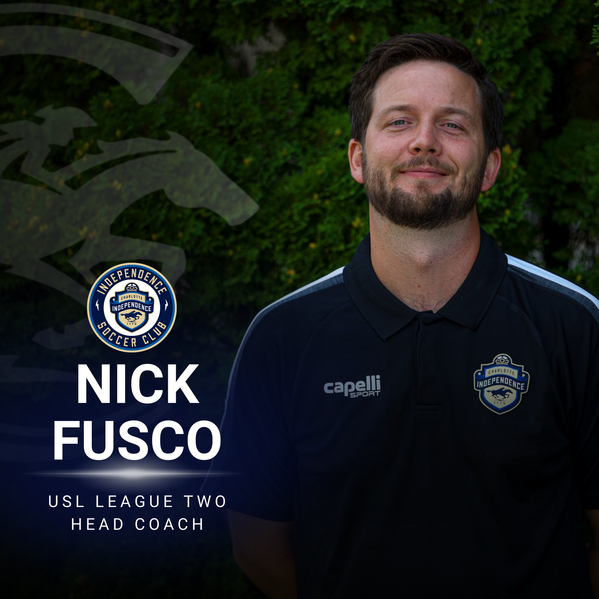 Independence Soccer Club Promotes Nick Fusco to USL2 Head Coach