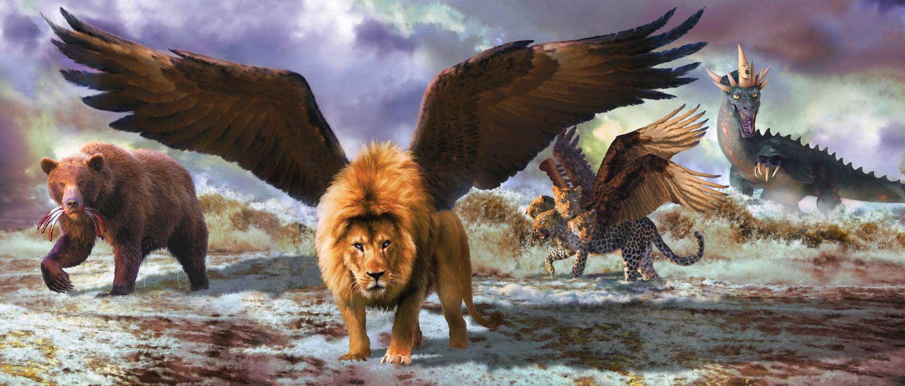 The Four Beast in Daniel 7