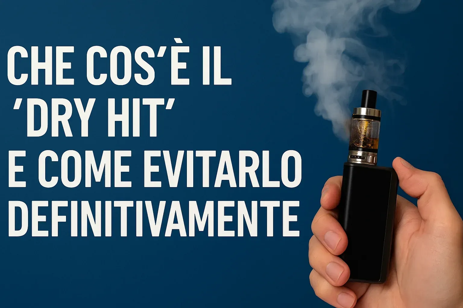 Che cos’è il ‘dry hit’ e come evitarlo definitivamente