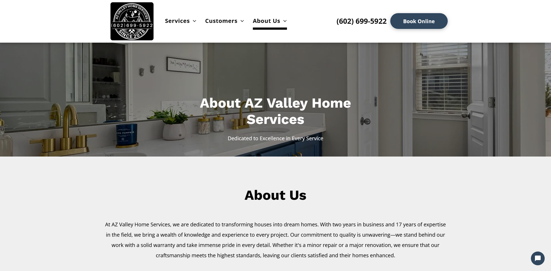 Learn More About Us | AZ Valley Home Services LLC