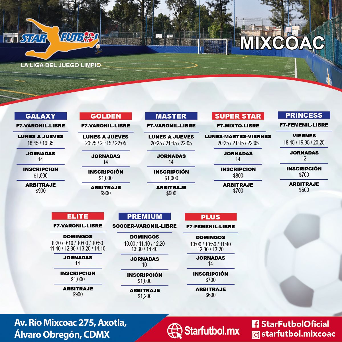 Starfutbol | Sucursal Mixcoac
