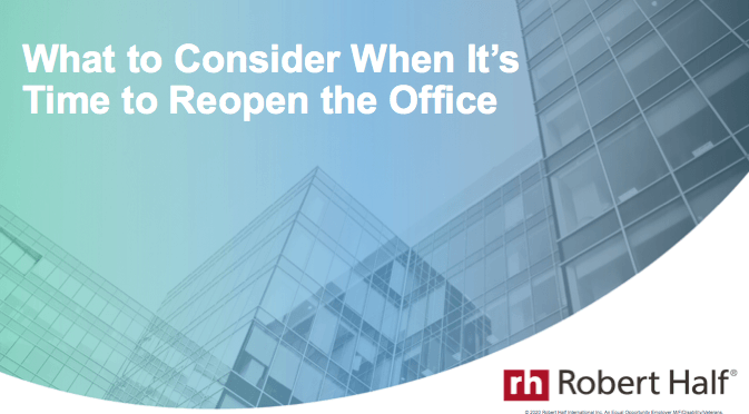 What to Consider When It’s Time to Reopen the Office