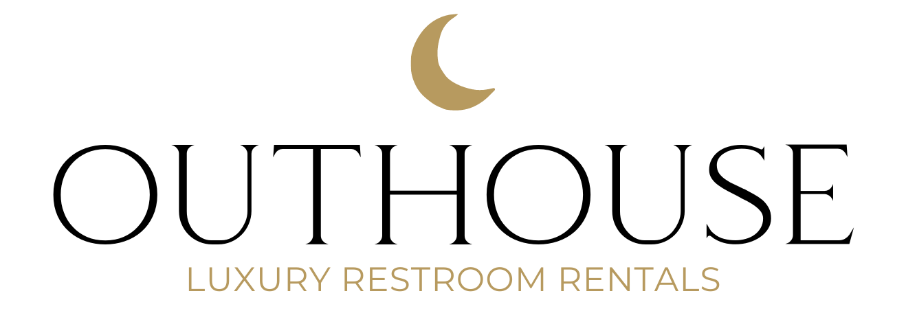 2 Station Portable Restroom | Outhouse Luxury Restroom Rentals