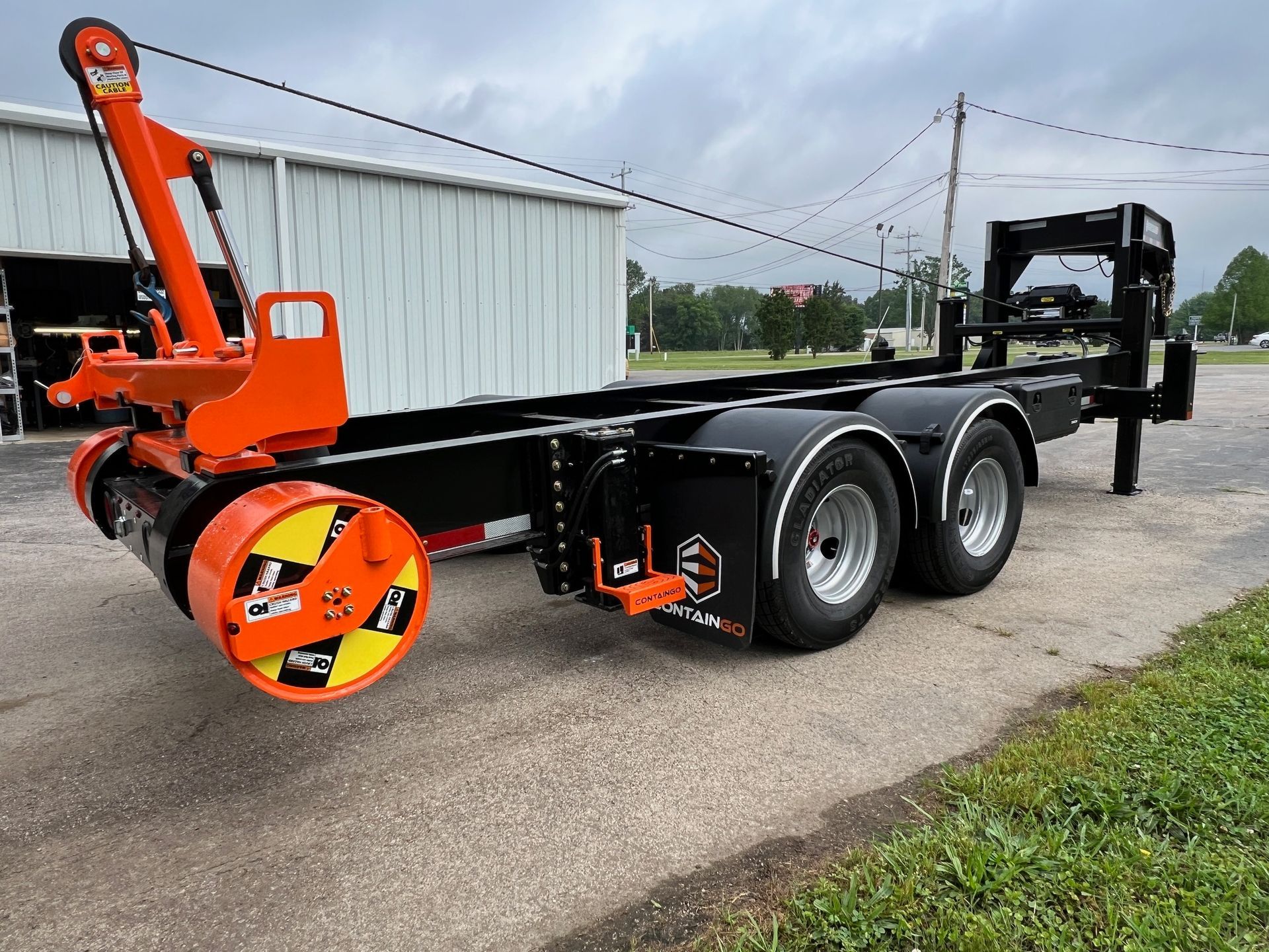 Side-Shift, Self-Lifting Container Trailer | ContainGo