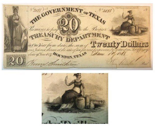Republic of Texas Rare Currency and Documents | Texana History