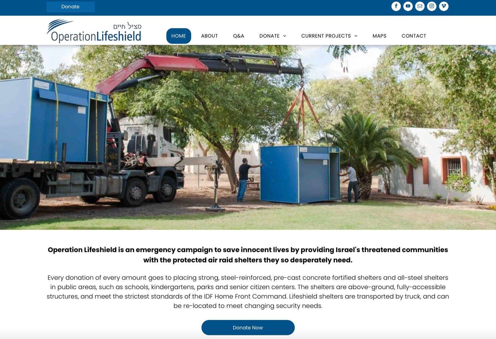 Safe Shelters | Operation Lifeshield | ISRAEL