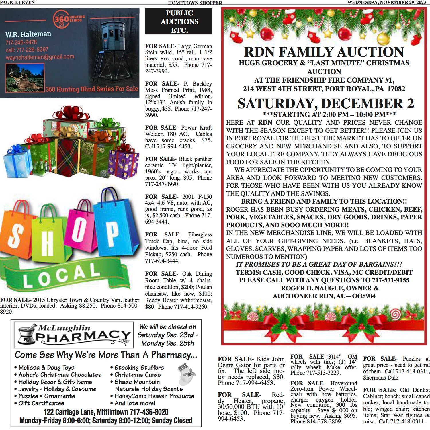 Weekly Magazine | Mifflintown, PA | Hometown Shopper