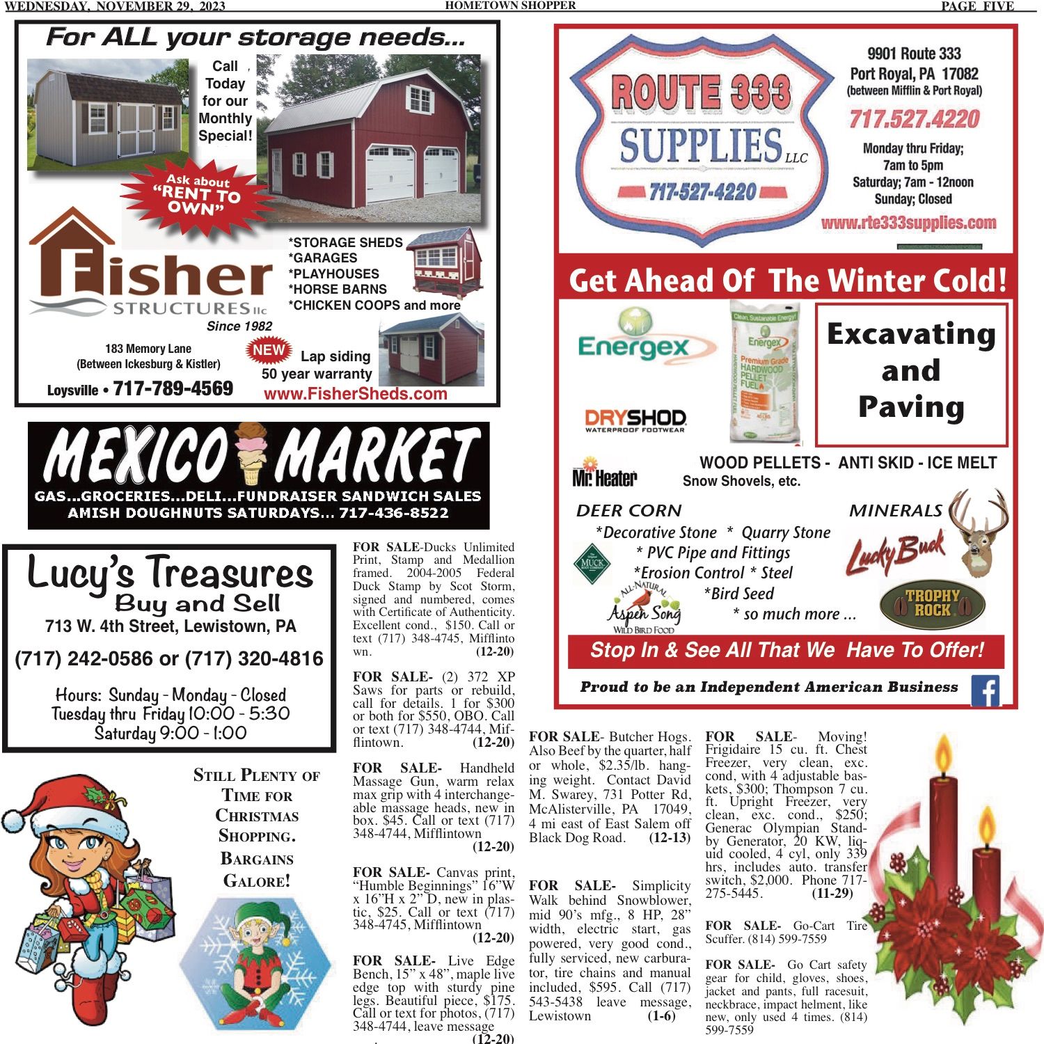 Weekly Magazine | Mifflintown, PA | Hometown Shopper
