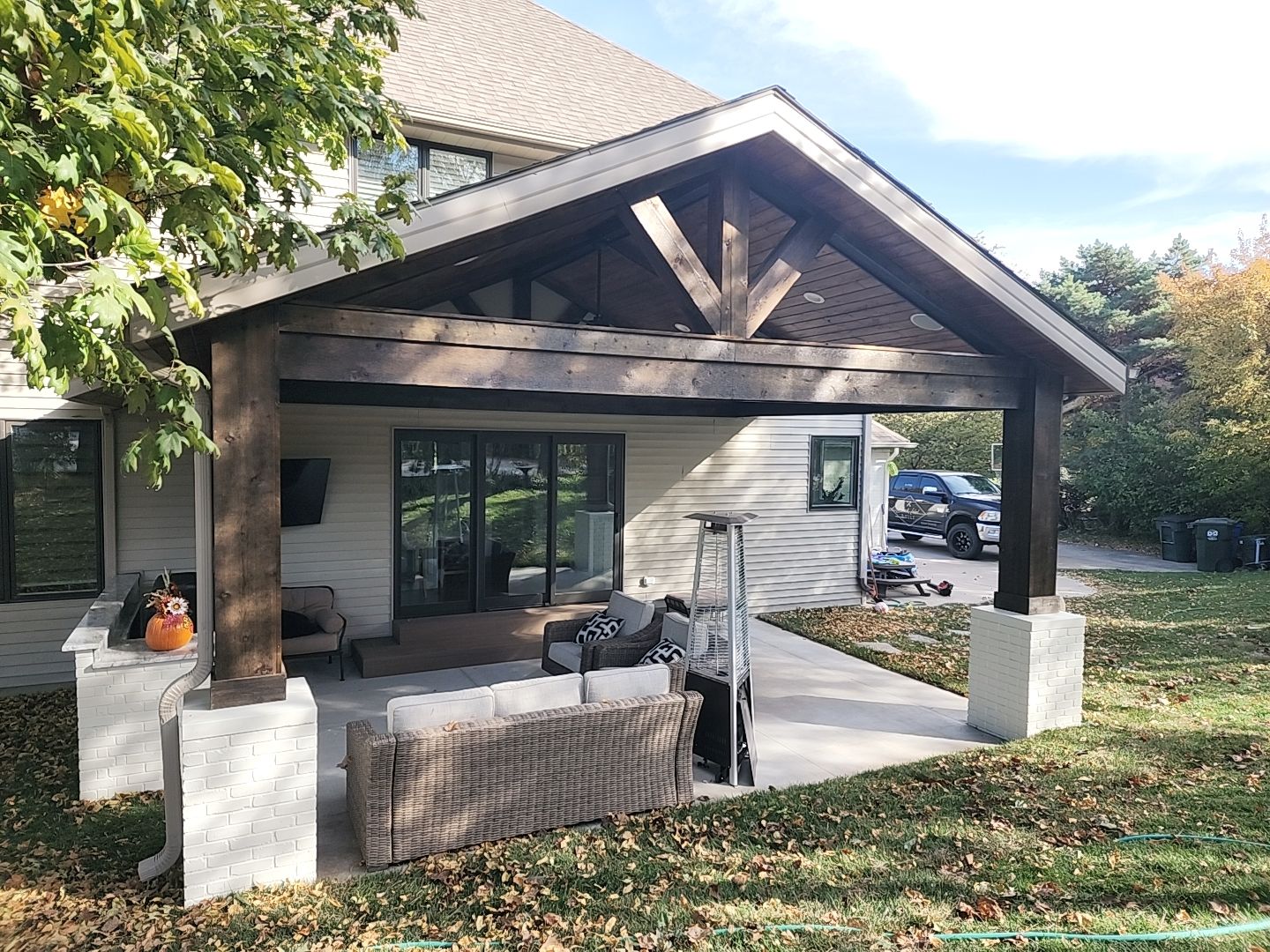 Wood Patio Cover Installations Lincoln NE, New Patio Cover
