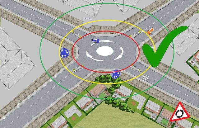 mini roundabouts driving lesson dgn