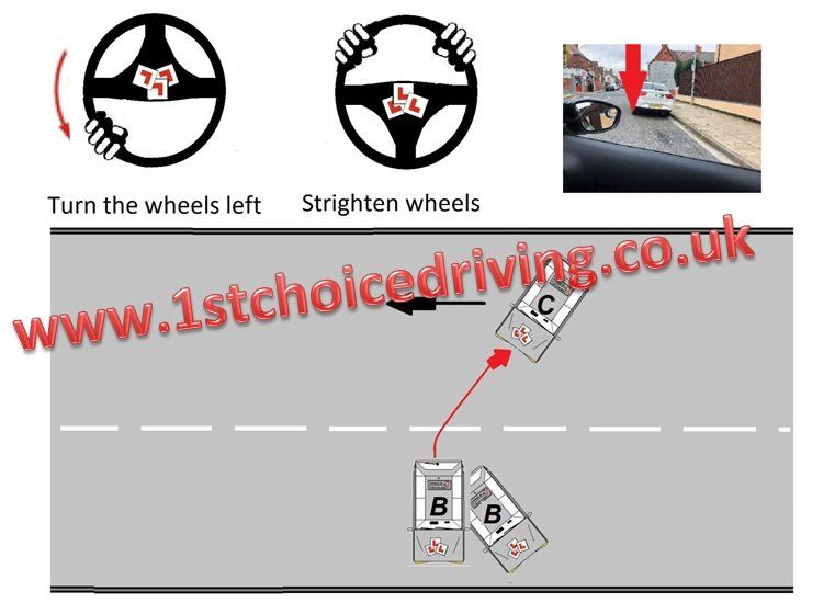1stchoicedriving.co.uk reversing around a left corner lesson brief