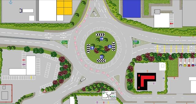 roundabout traffic rules uk