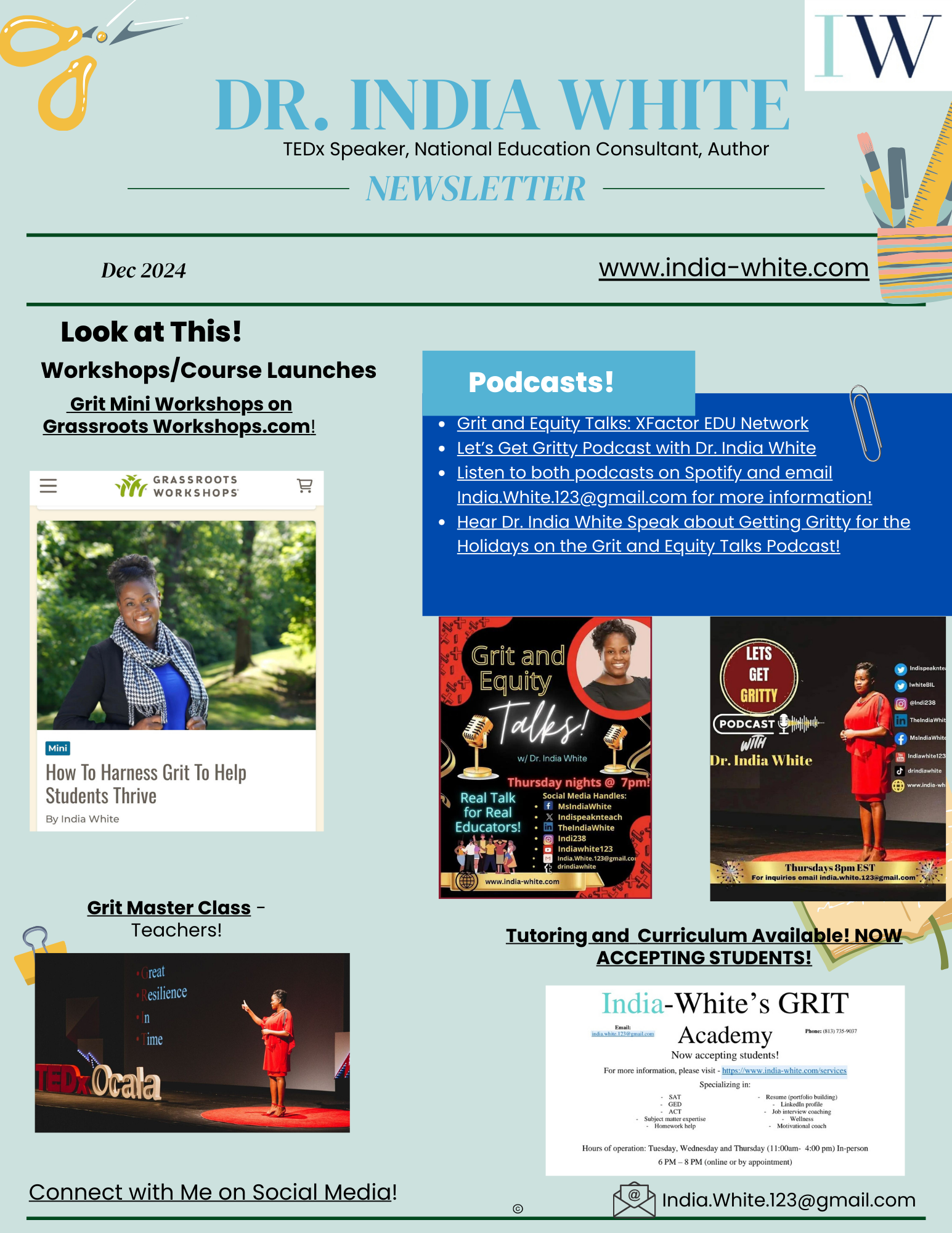 Check out my December 2024 Newsletter!