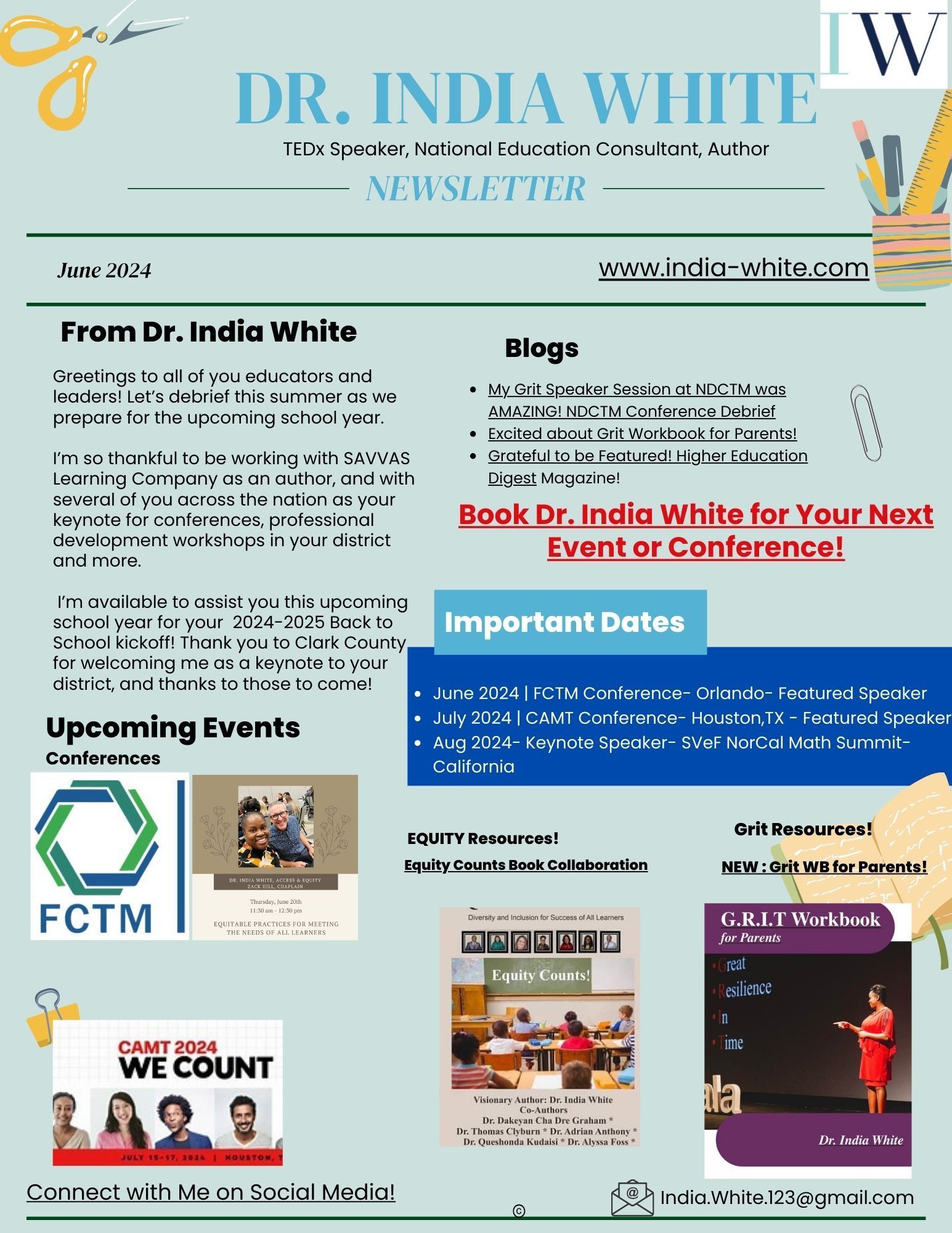 Excited to Launch my June 2024 Newsletter!