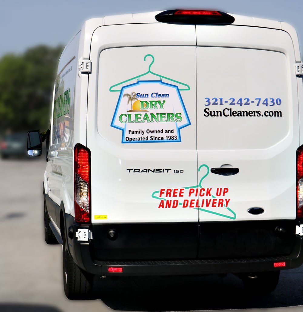 Professional dry cleaning and laundry services by Sun Clean