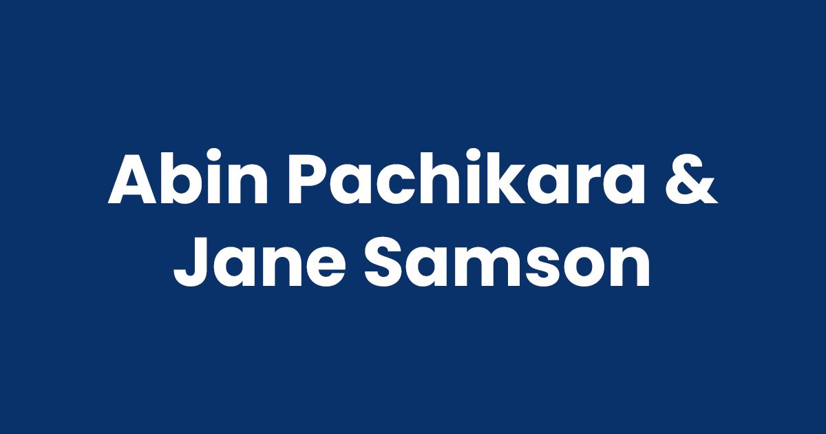 Family Doctor | Abin Pachikara & Jane Samson