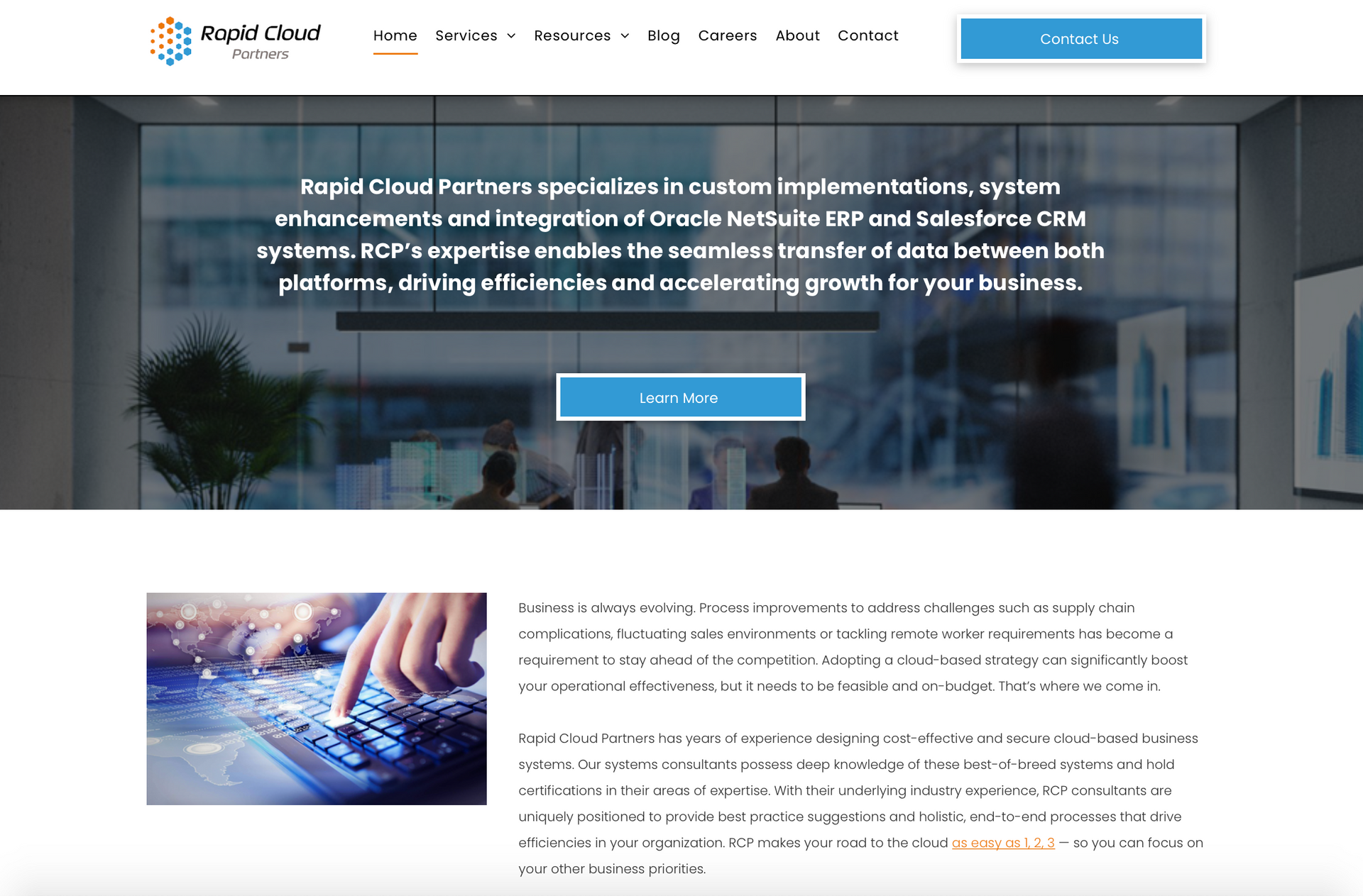 Rapid Cloud Partners Launches New Website