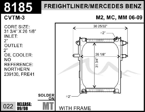 FREIGHTLINER M2, MC, MM 06-09