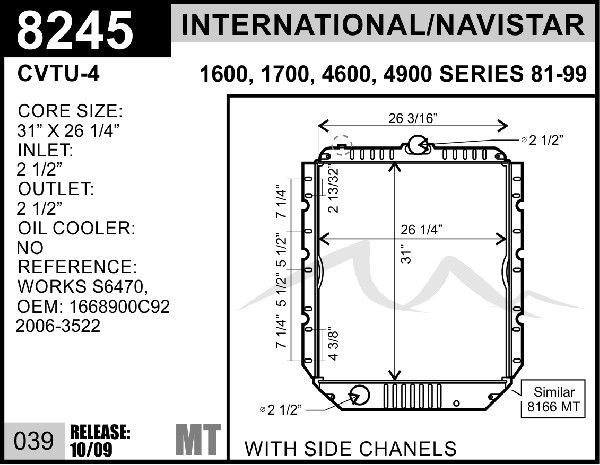 INTERNATIONAL 1600, 1700, 4600, 4900 SERIES 81-99