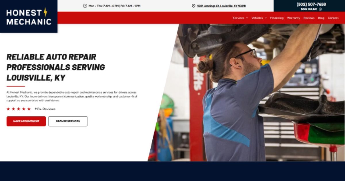 Auto Repair Services in Louisville, KY | Honest Mechanic