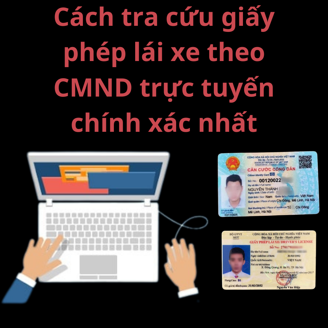 Cách tra cứu giấy phép lái xe theo CMND trực tuyến chính xác nhất