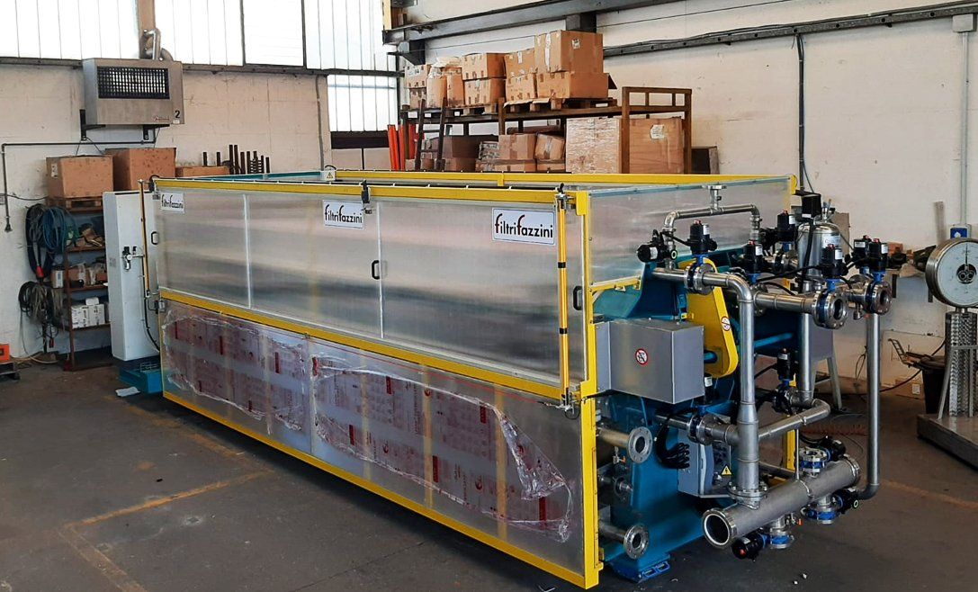 Filter press for water purification | Cotignola, RA | Filtri Fazzini