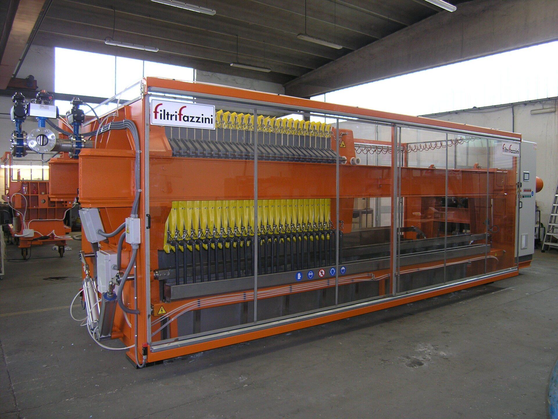 Filter press for water purification | Cotignola, RA | Filtri Fazzini