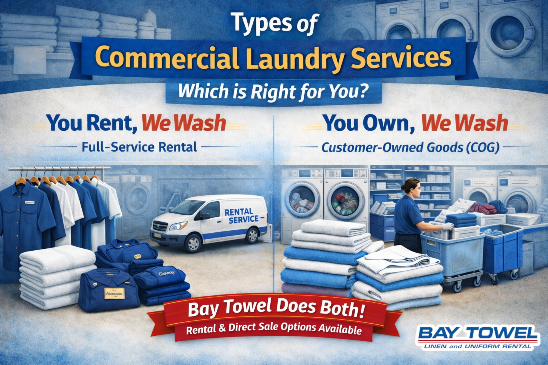 Types of Commercial Laundry Services: What’s the Difference and Which ...