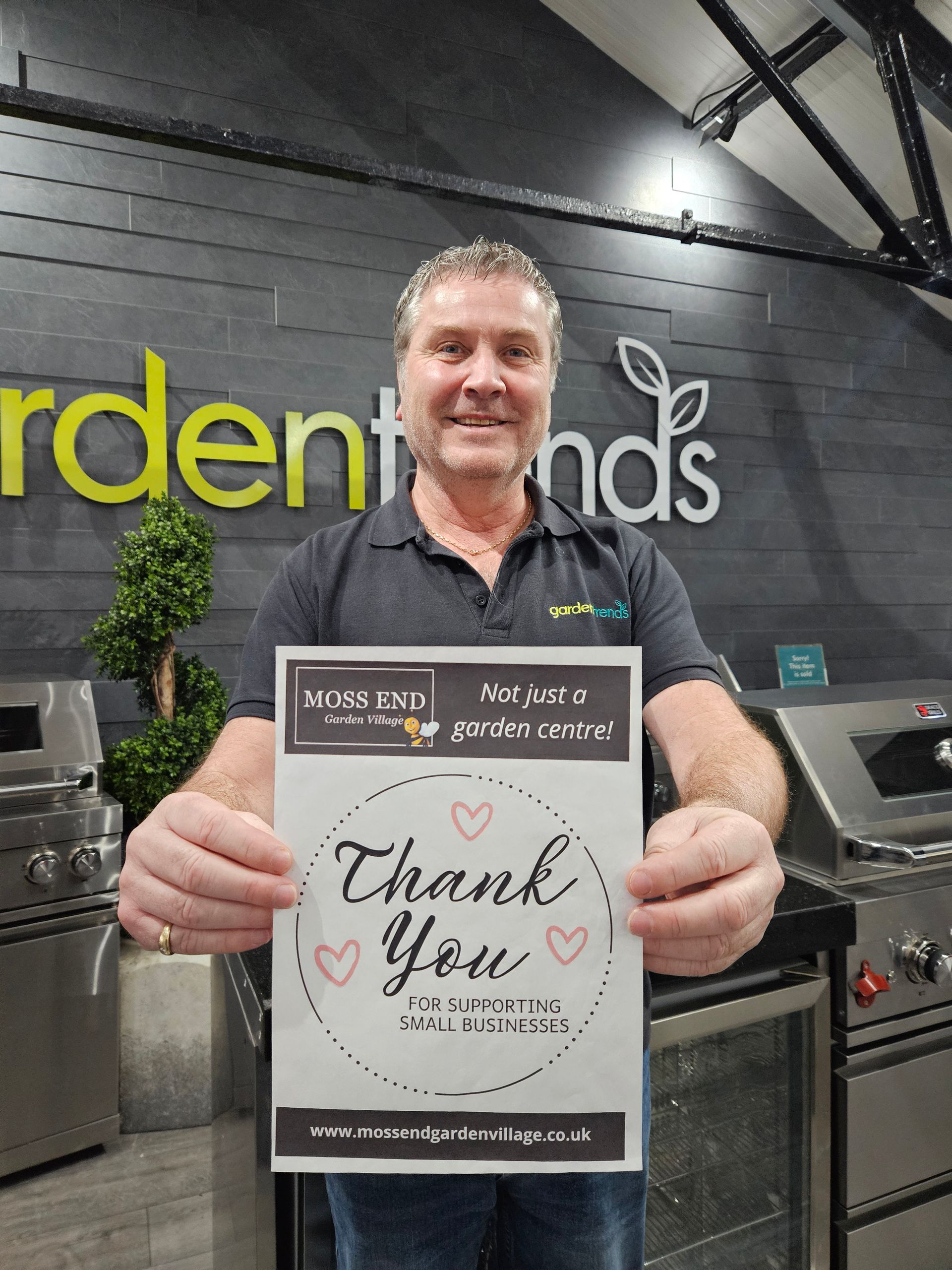 Visit Moss End Garden Village - Parking and Location information