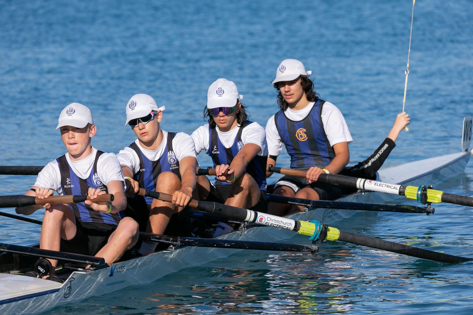 Proud Sponsor - CBHS Rowing Team | Christchurch Electrical
