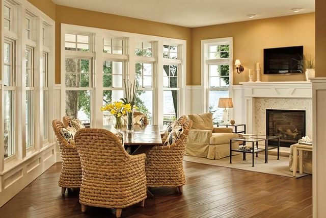 wood window frames interior