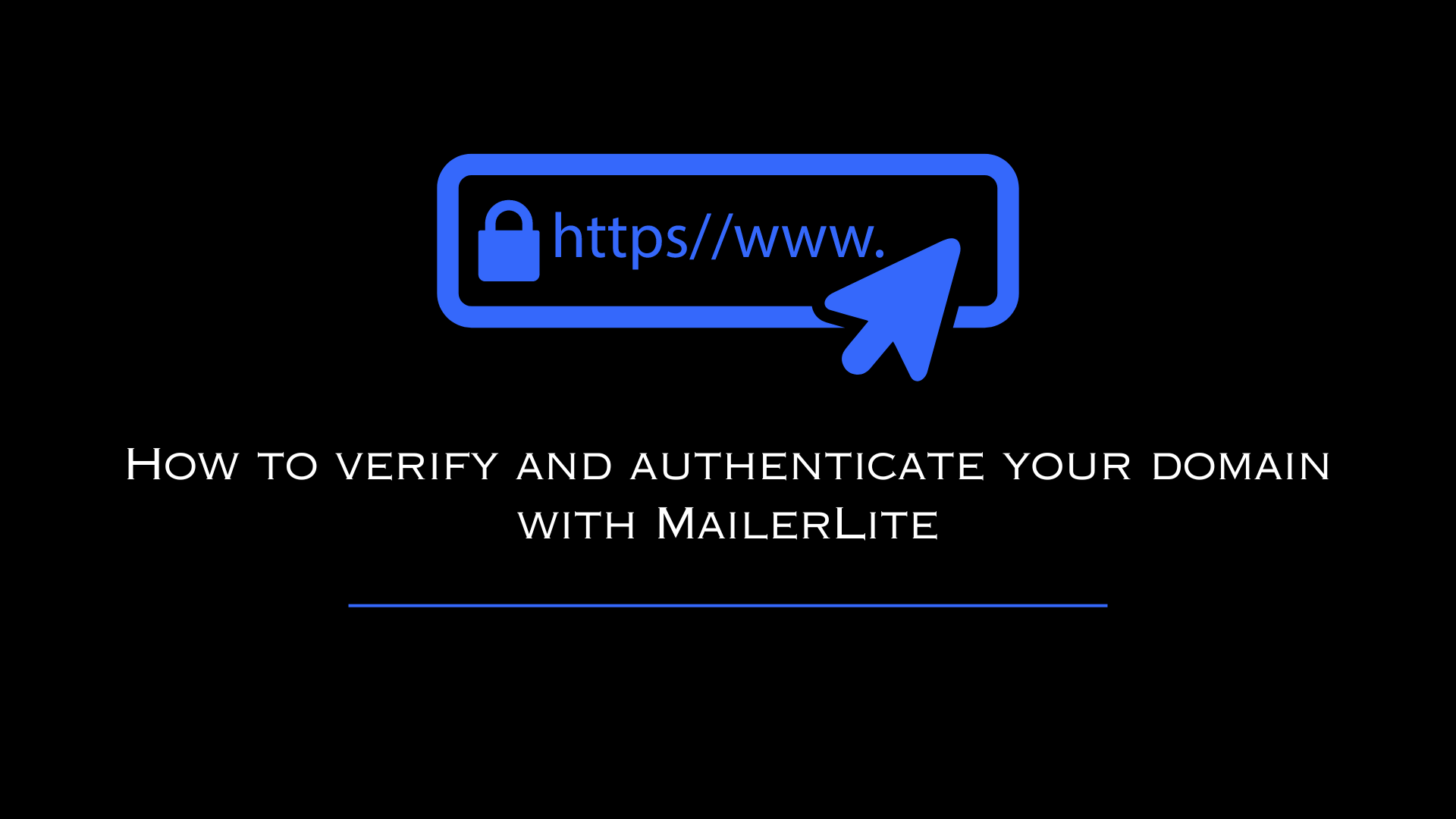 How to verify and authenticate your domain with MailerLite