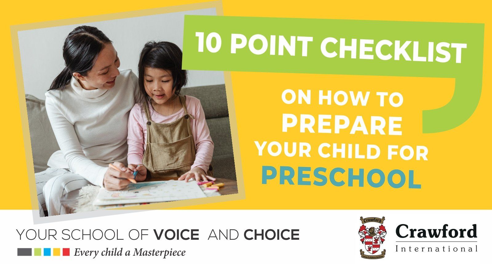 10 Point Checklist Getting Ready For Preschool
