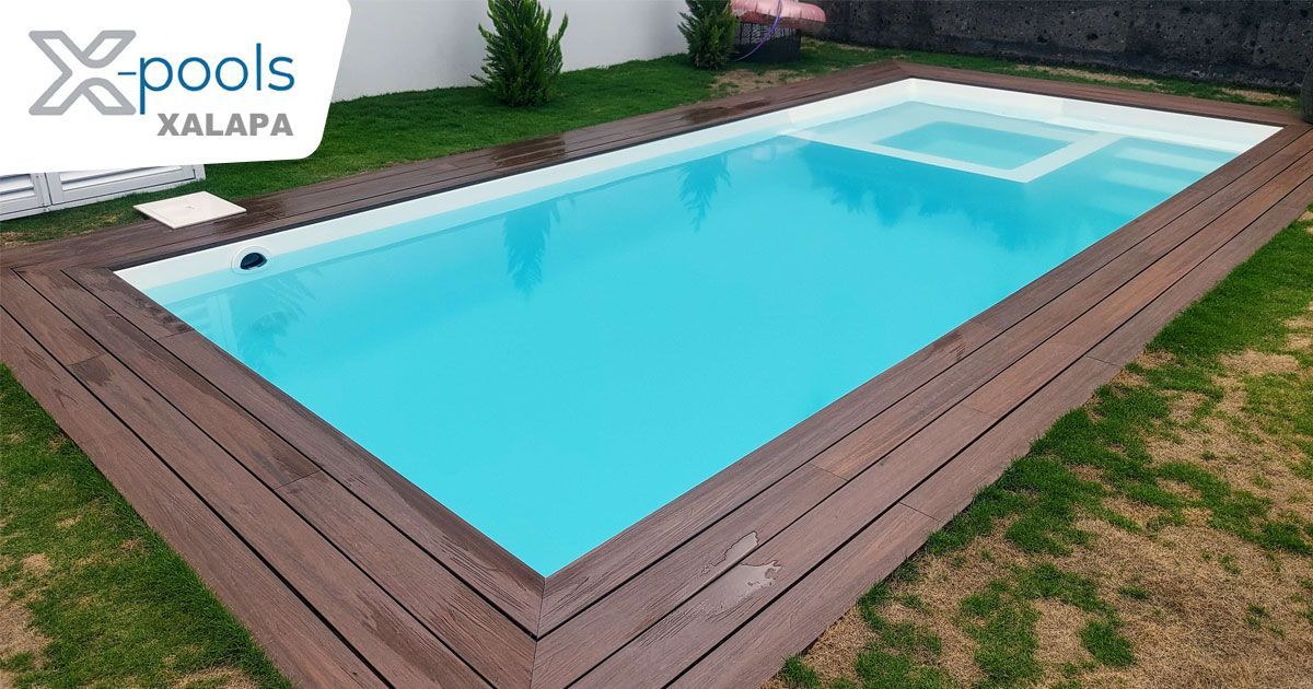 Instalación de albercas prefabricadas de fibra de vidrio