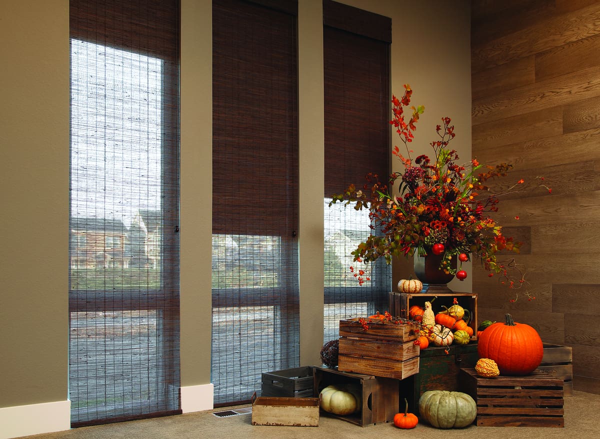 Woven Wood Shades | Rachel Brosky Interiors