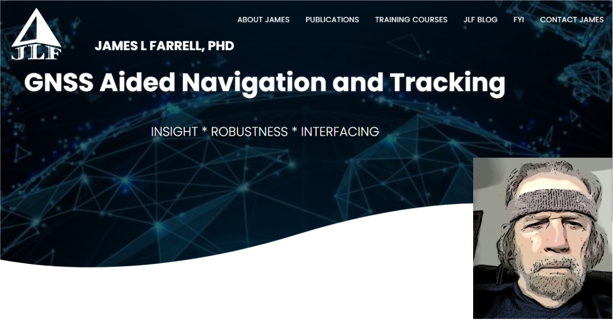 About James L Farrell, PHD | GNSS Aided Navigation