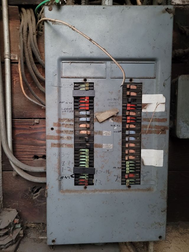 Knob And Tube Wiring Panel