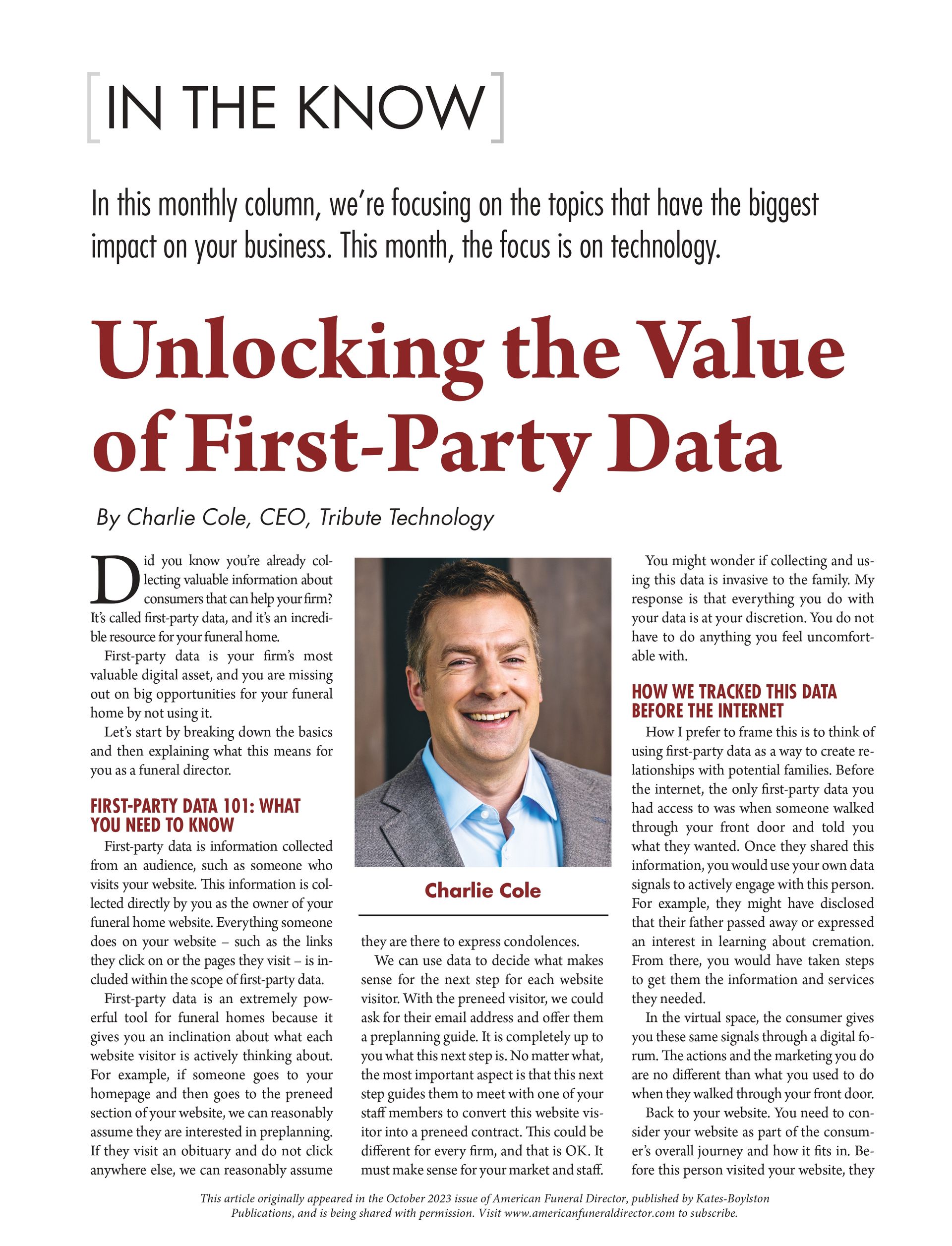 Unlocking the Value of First-Party Data